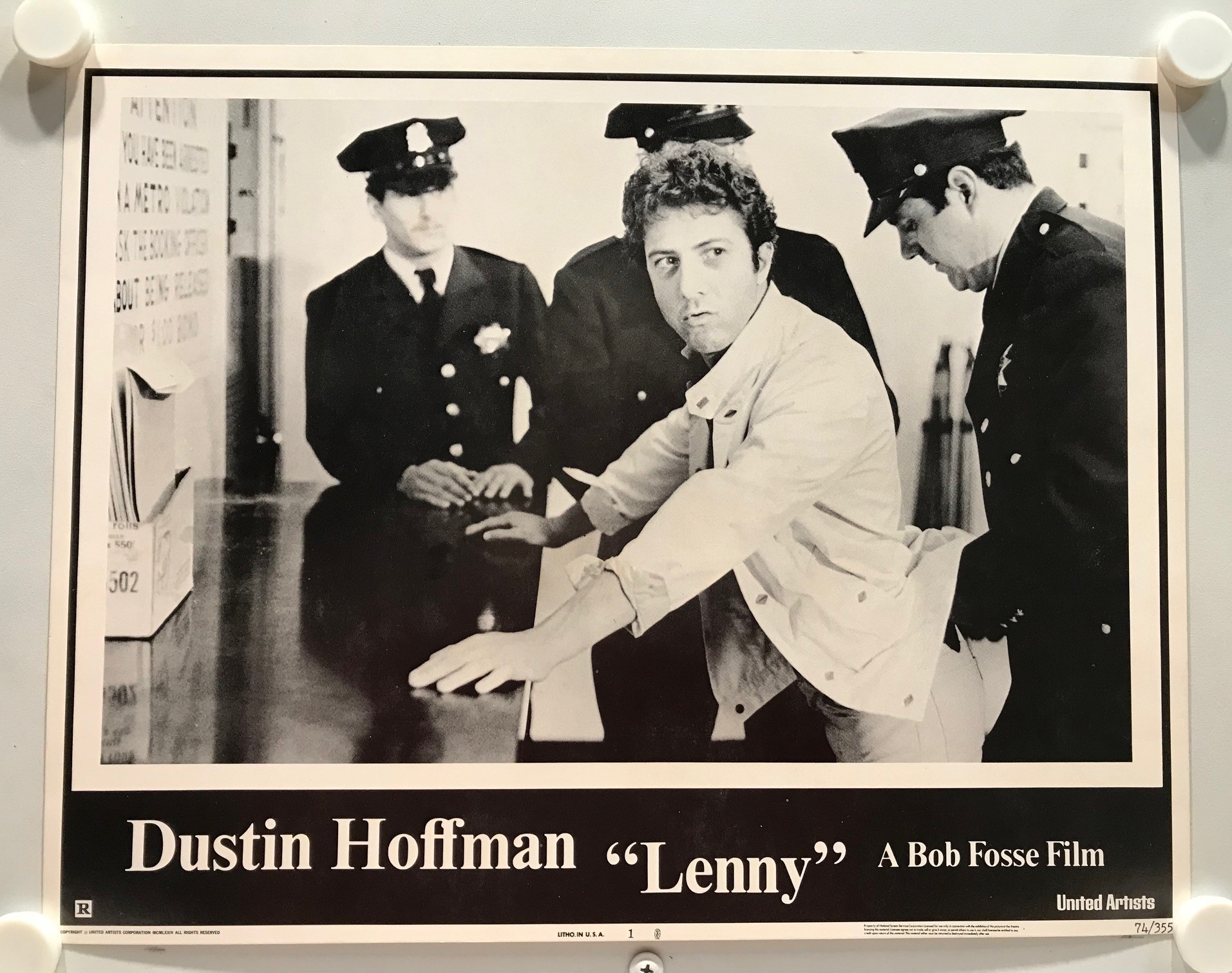 ORIGINAL LOBBY CARDS - LENNY - 1974 - set of 8 - Dustin Hoffman ...