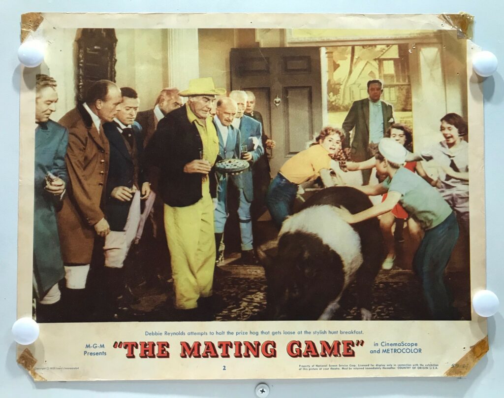 ORIGINAL LOBBY CARDS - THE MATING GAME - 1959 - set of 8 - Debbie ...