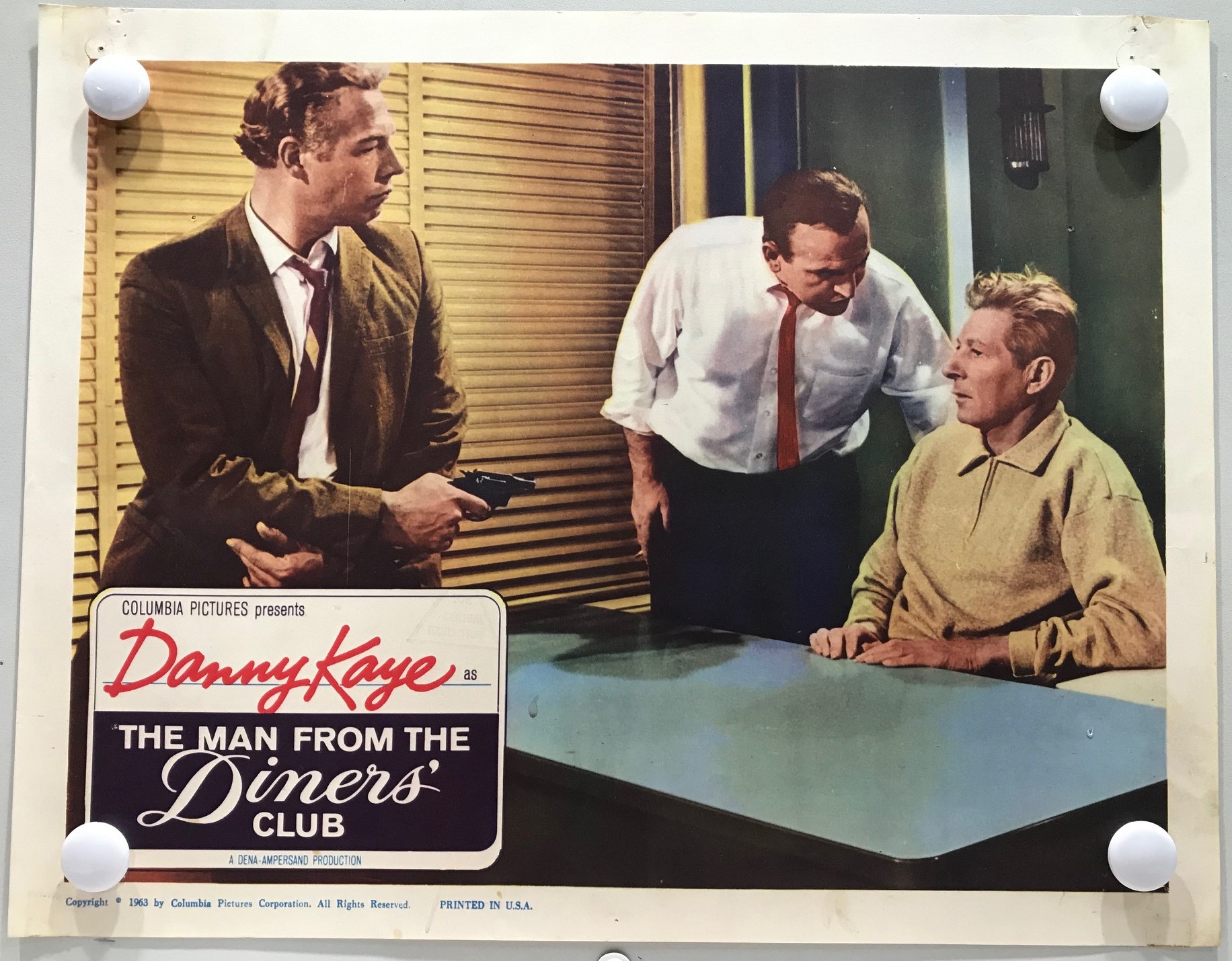 ORIGINAL LOBBY CARDS - THE MAN FROM DINERS CLUB - 1968 - set of 8 ...