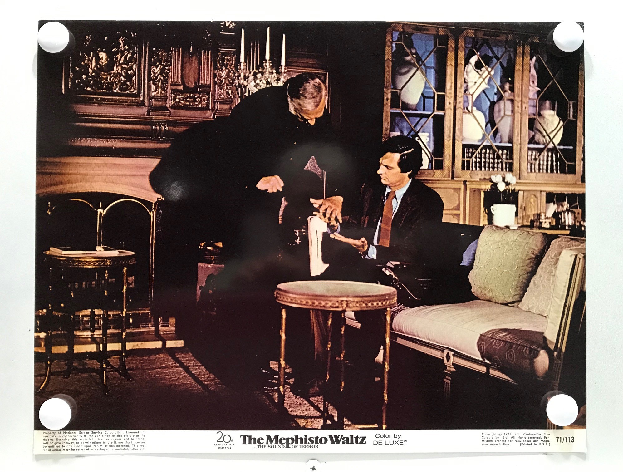 ORIGINAL LOBBY CARDS - THE MEPHISTO WALTZ - 1971 - set of 8 - Alan Alda ...