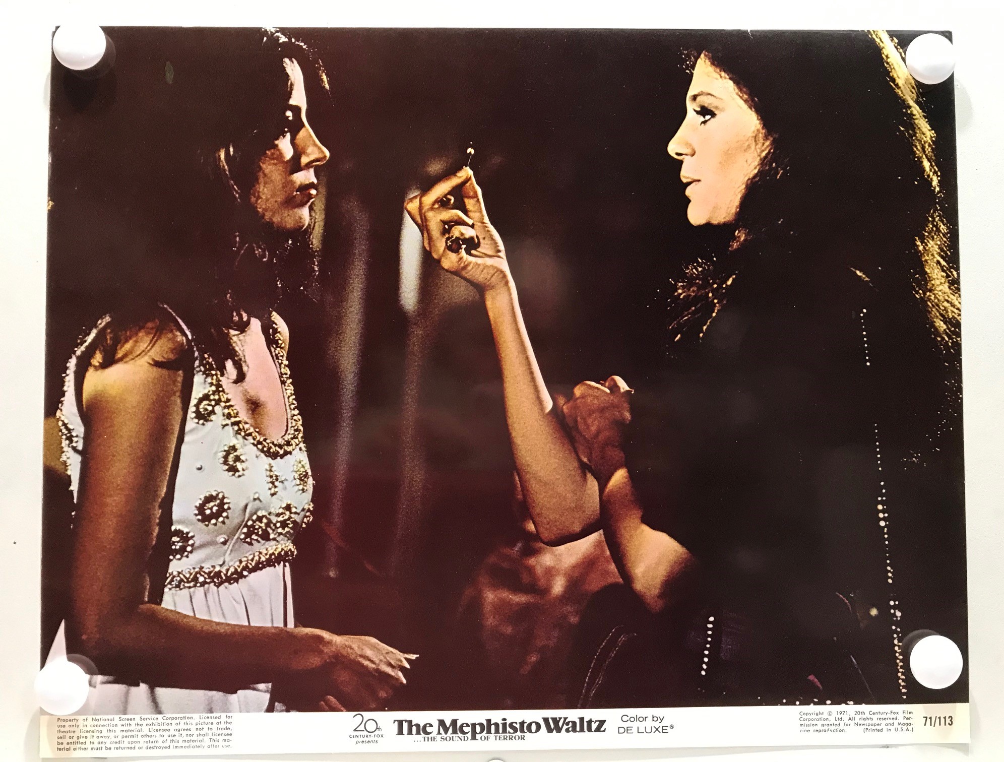 ORIGINAL LOBBY CARDS - THE MEPHISTO WALTZ - 1971 - set of 8 - Alan Alda ...