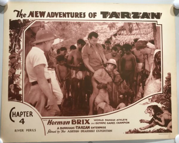 ORIGINAL SERIAL LOBBY CARD - THE NEW ADVENTURES OF TARZAN (c) - 1935 ...