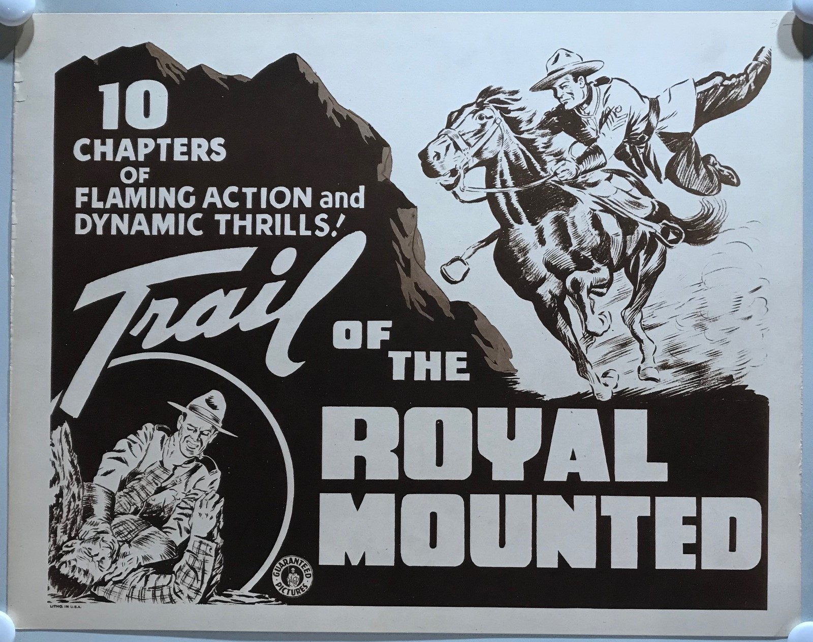 ORIGINAL SERIAL LOBBY CARD - TRAIL OF THE ROYAL MOUNTED (a) - 1938 ...