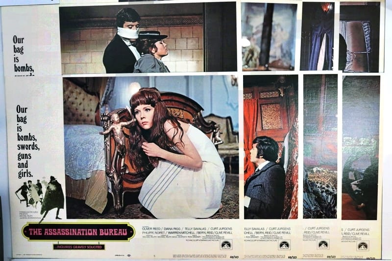 ORIGINAL LOBBY CARDS - ASSASSINATION BUREAU - 1969 - card set of 8 ...