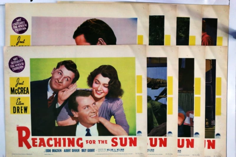 ORIGINAL LOBBY CARDS - REACHING FOR THE SUN - 1941 - set of 8 - Joel ...