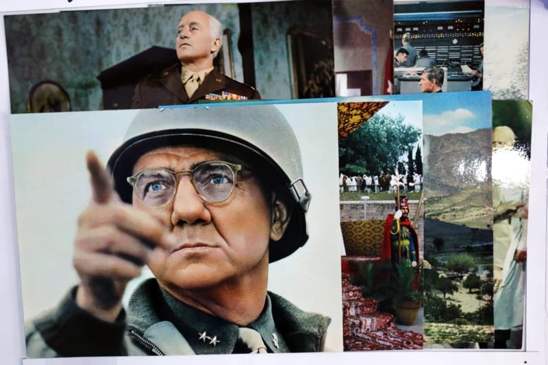 ORIGINAL LOBBY CARDS - PATTON - 1970 - set of 8 - George C. Scott, Karl ...