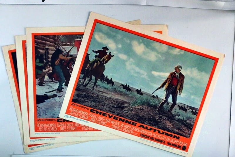 ORIGINAL LOBBY CARDS - CHEYENNE AUTUMN - 1964 - set of 8 - James ...