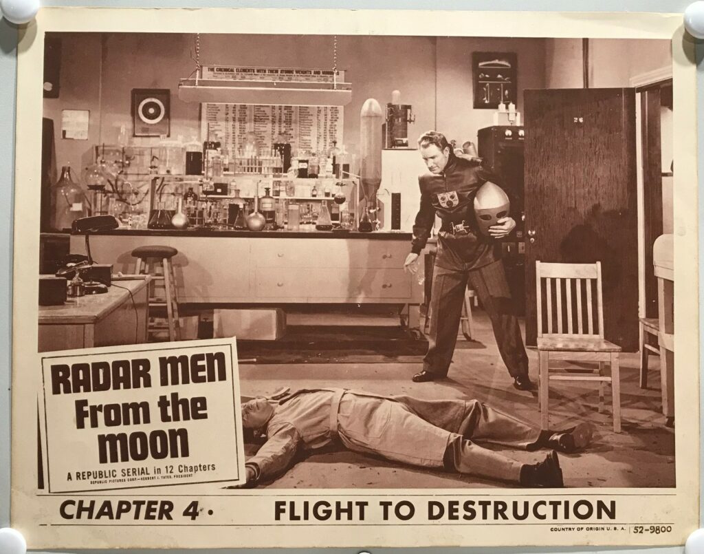 ORIGINAL SERIAL LOBBY CARD - RADAR MEN FROM THE MOON - 1952 – scene ...