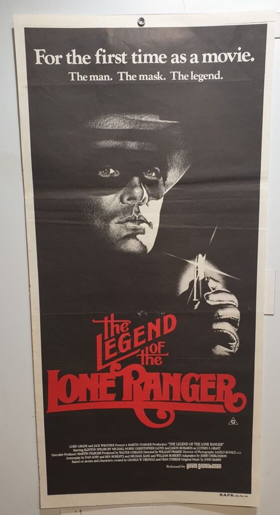 ORIGINAL DAYBILL MOVIE POSTER - THE LEGEND OF THE LONE RANGER - Klinton ...