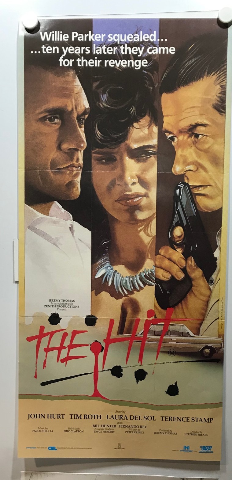 ORIGINAL DAYBILL MOVIE POSTER - THE HIT - John Hurt, Tim Roth, Laura ...
