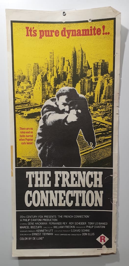 ORIGINAL DAYBILL MOVIE POSTER- THE FRENCH CONNECTION GENE HACKMAN ...