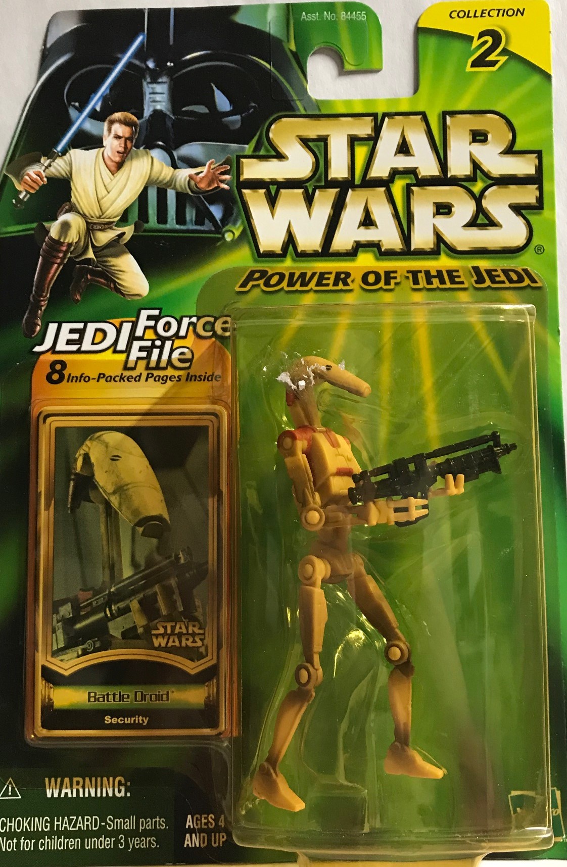 STAR WARS - HASBRO - JEDI FORCE FILE - POTJ - BATTLE DROID - Security ...