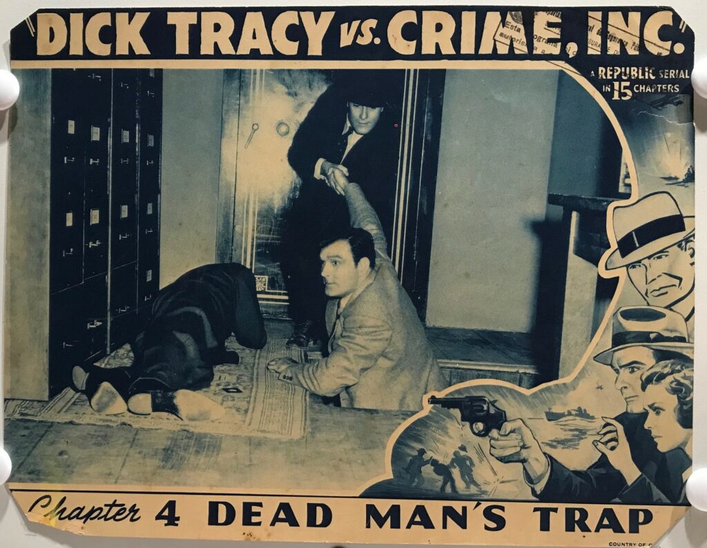 ORIGINAL SERIAL LOBBY CARD - DICK TRACY vs CRIME, INC. (a) - 1941 ...