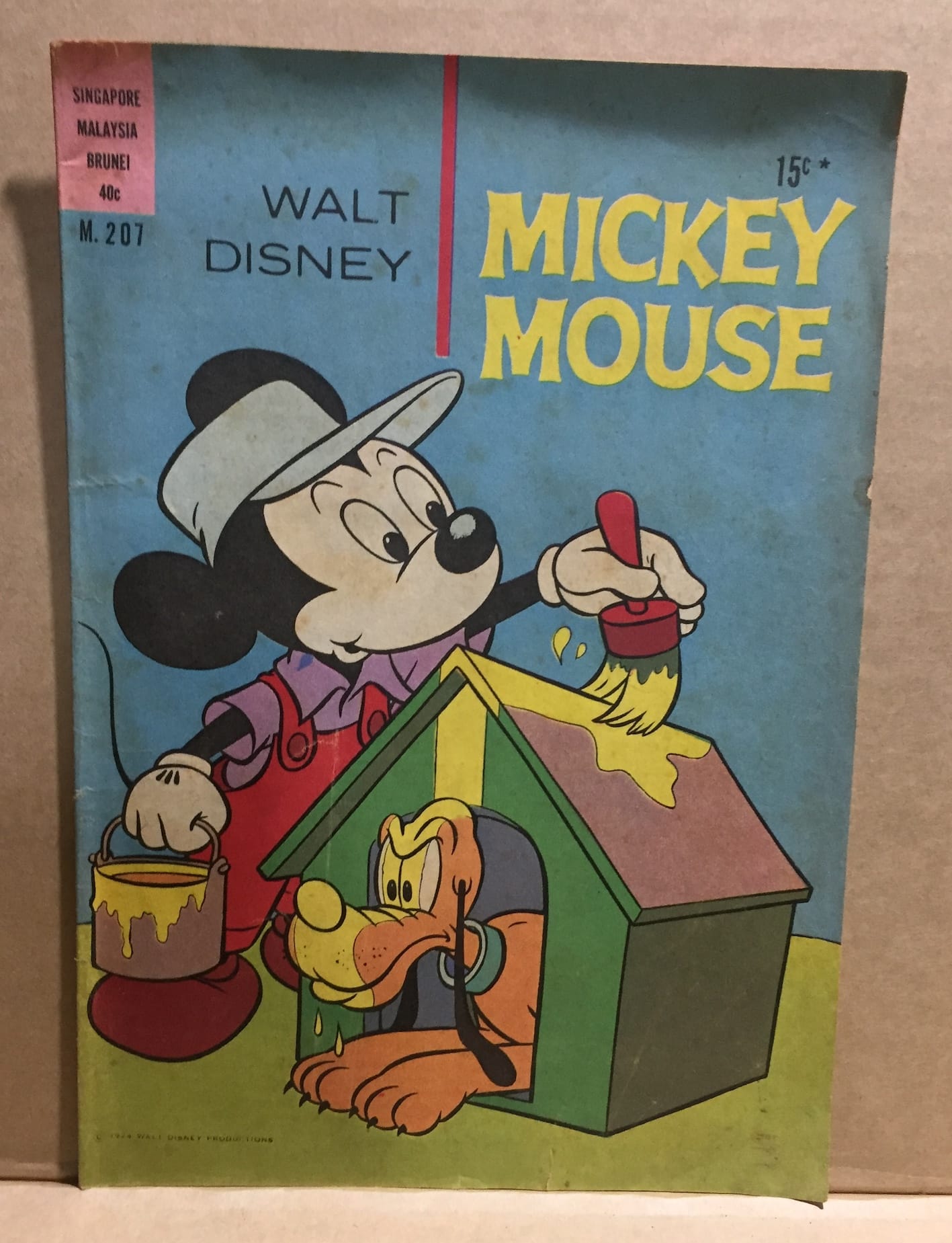 WALT DISNEY COMIC BOOK - MICKEY MOUSE M.207 - X Marks The Shop