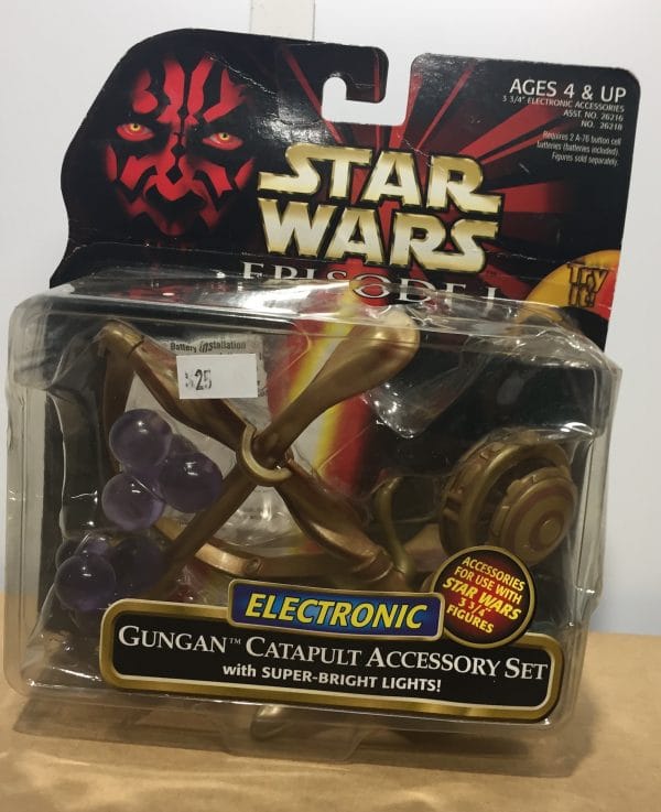 HASBRO STAR WARS EPISODE 1 ELECTRONIC GUNGAN CATAPULT ACCESSORY SET - X ...