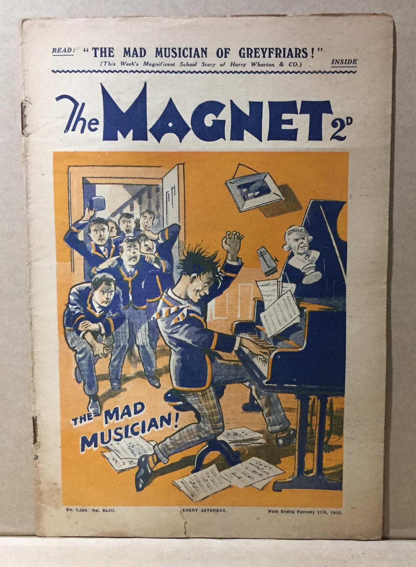 COMIC BOOK - THE MAGNET 2D NO.1304 1933 - X Marks The Shop