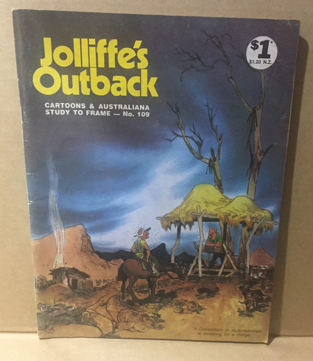 BOOK - JOLLIFFE'S OUTBACK CARTOON AUSTRALIANA 109 - X Marks The Shop