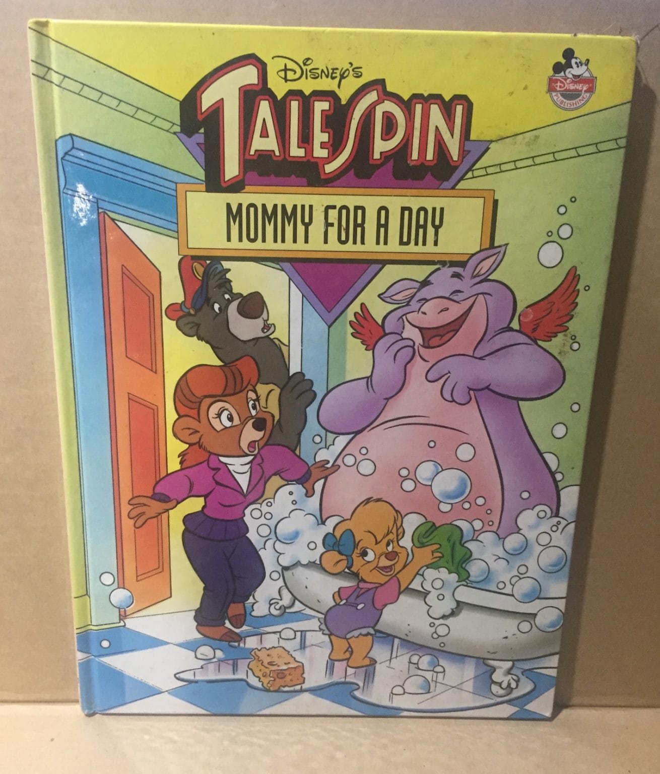 HARD COVER BOOK - DISNEY'S TALESPIN MOMMY FOR A DAY - X Marks The Shop