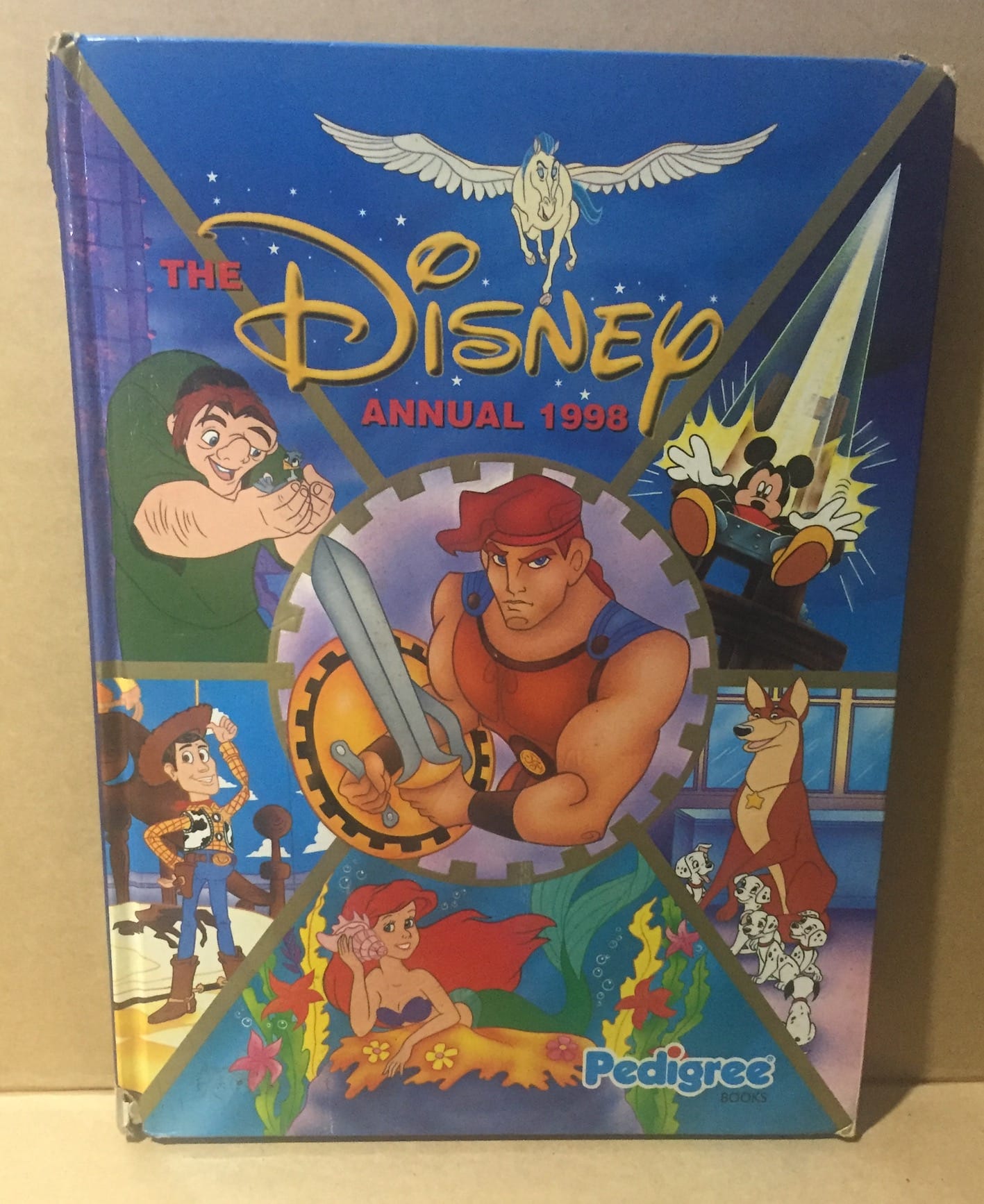 HARD COVER BOOK - DISNEY ANNUAL 1998 - X Marks The Shop