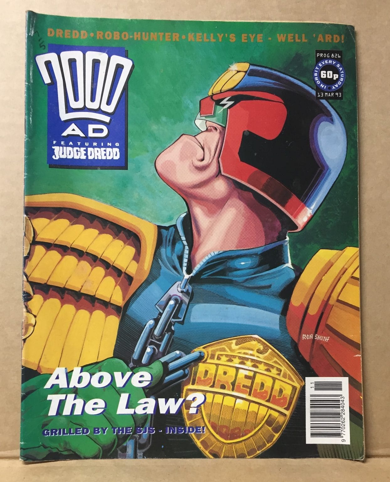 COMIC BOOK - 2000 AD 826 - X Marks The Shop