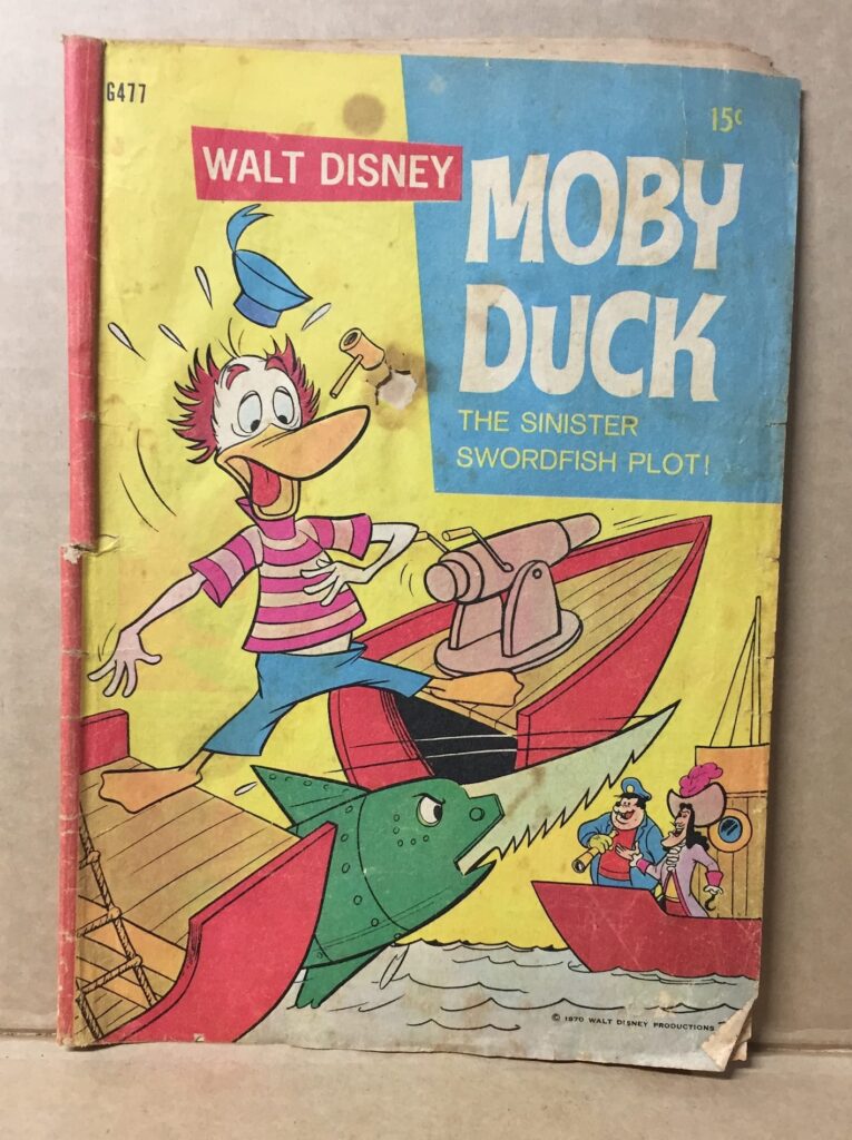 COMIC BOOK -MOBY DUCK WALT DISNEY G477 - X Marks The Shop