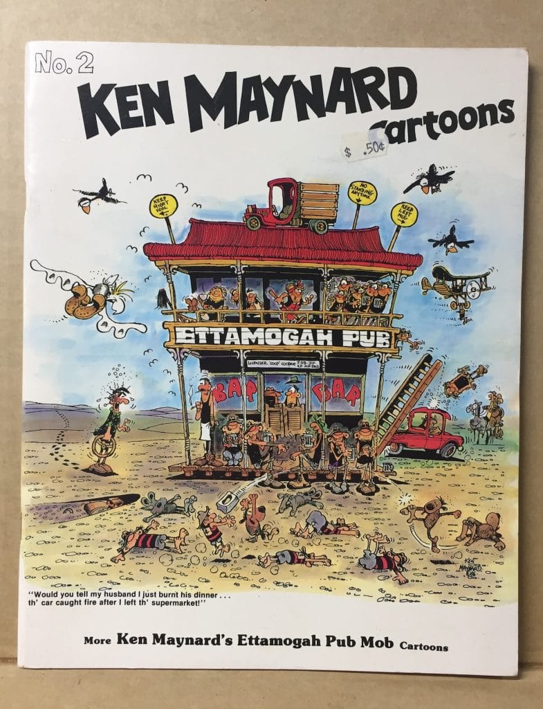 COMIC BOOK - KEN MAYNARD CARTOONS ETTAMOGAH PUB 2 - X Marks The Shop