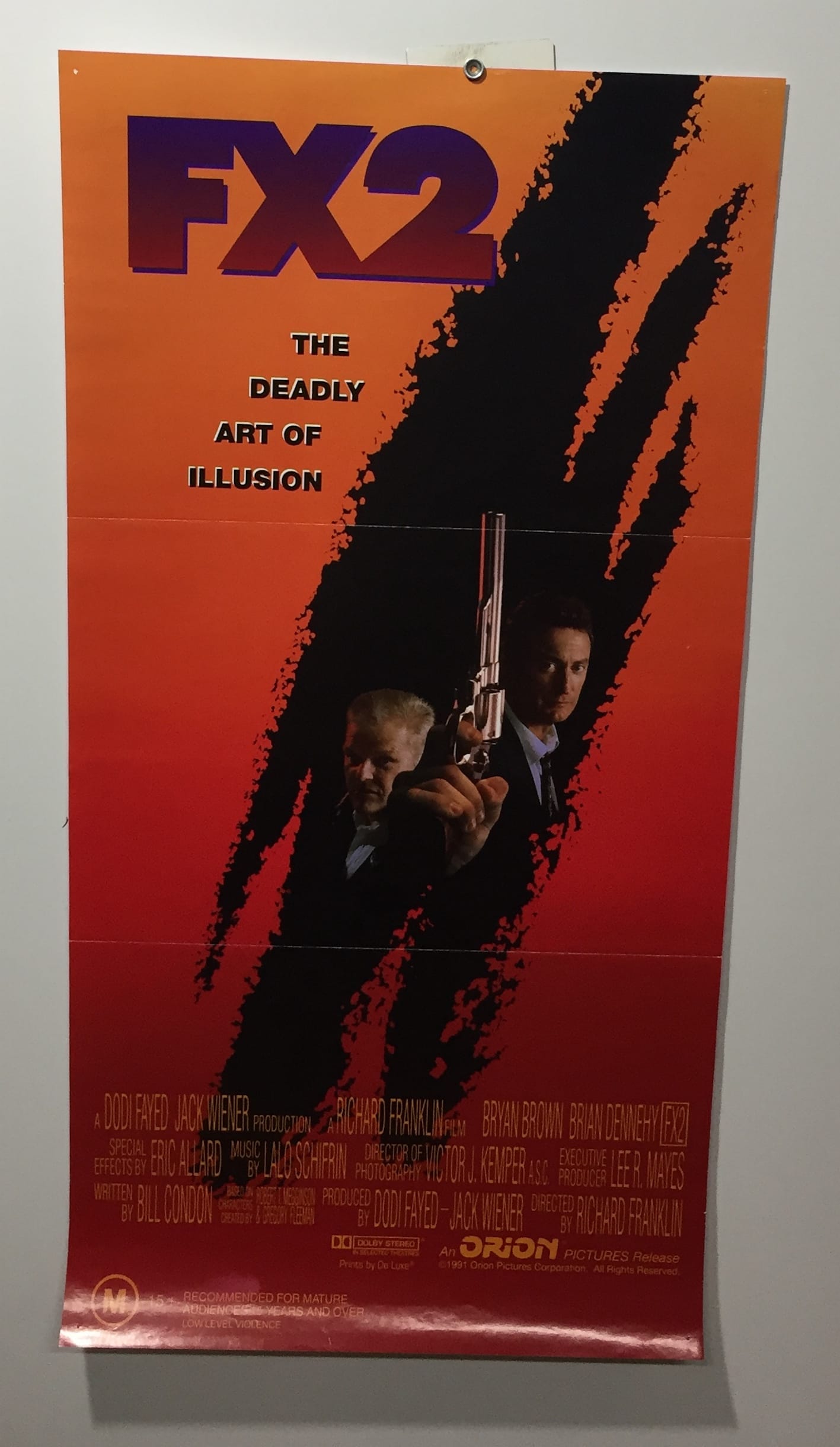 ORIGINAL DAY BILL MOVIE POSTER- FX2 - AUSTRALIAN - The Deadly Art Of ...