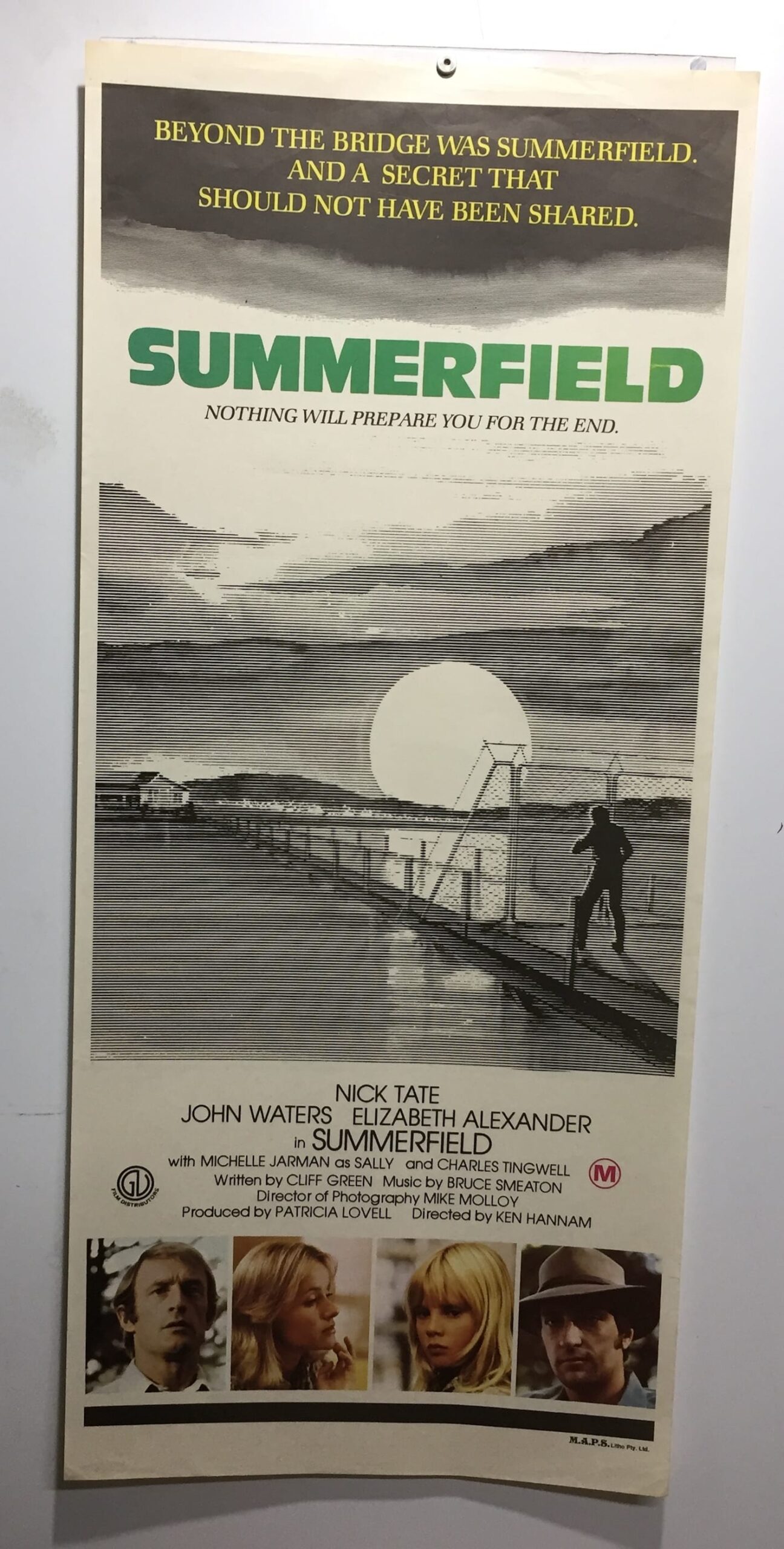 ORIGINAL DAYBILL MOVIE POSTER - SUMMERFIELD - Nick Tate, John Waters ...