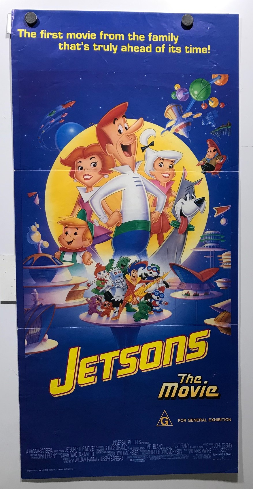 ORIGINAL DAYBILL MOVIE POSTER - JETSONS THE MOVIE - X Marks The Shop