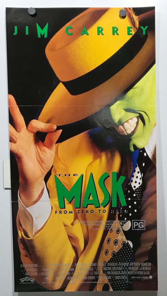 ORIGINAL DAYBILL MOVIE POSTER - THE MASK - X Marks The Shop