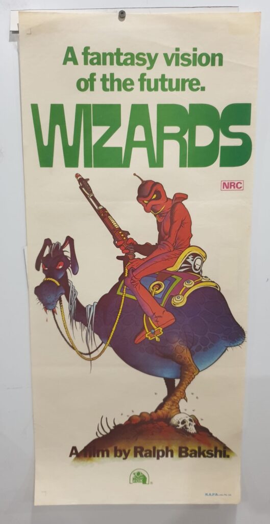 ORIGINAL DAY BILL MOVIE POSTER - WIZARDS - 1977 - X Marks The Shop