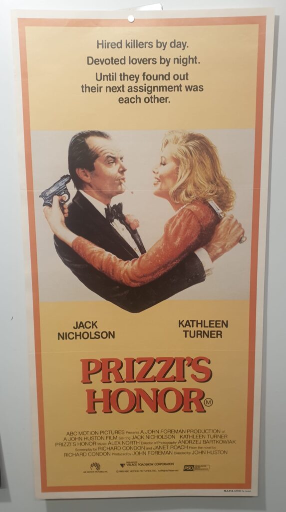 ORIGINAL DAY BILL MOVIE POSTER - PRIZZI'S HONOR - 1985 - X Marks The Shop