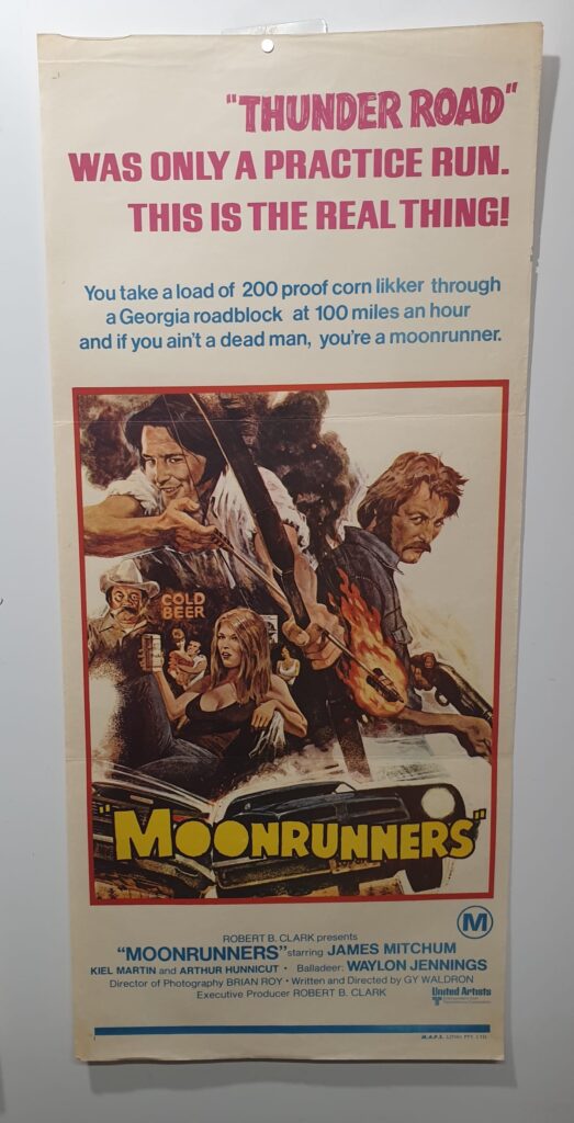ORIGINAL DAY BILL MOVIE POSTER - MOONRUNNERS - 1975 - X Marks The Shop