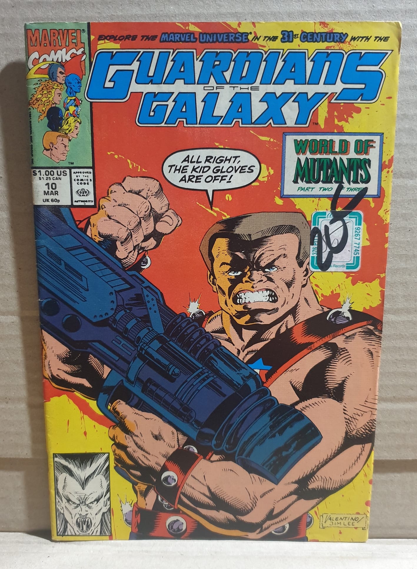 COMIC BOOK ~~ MARVEL GUARDIANS GALAXY MUTANTS #10 - X Marks The Shop