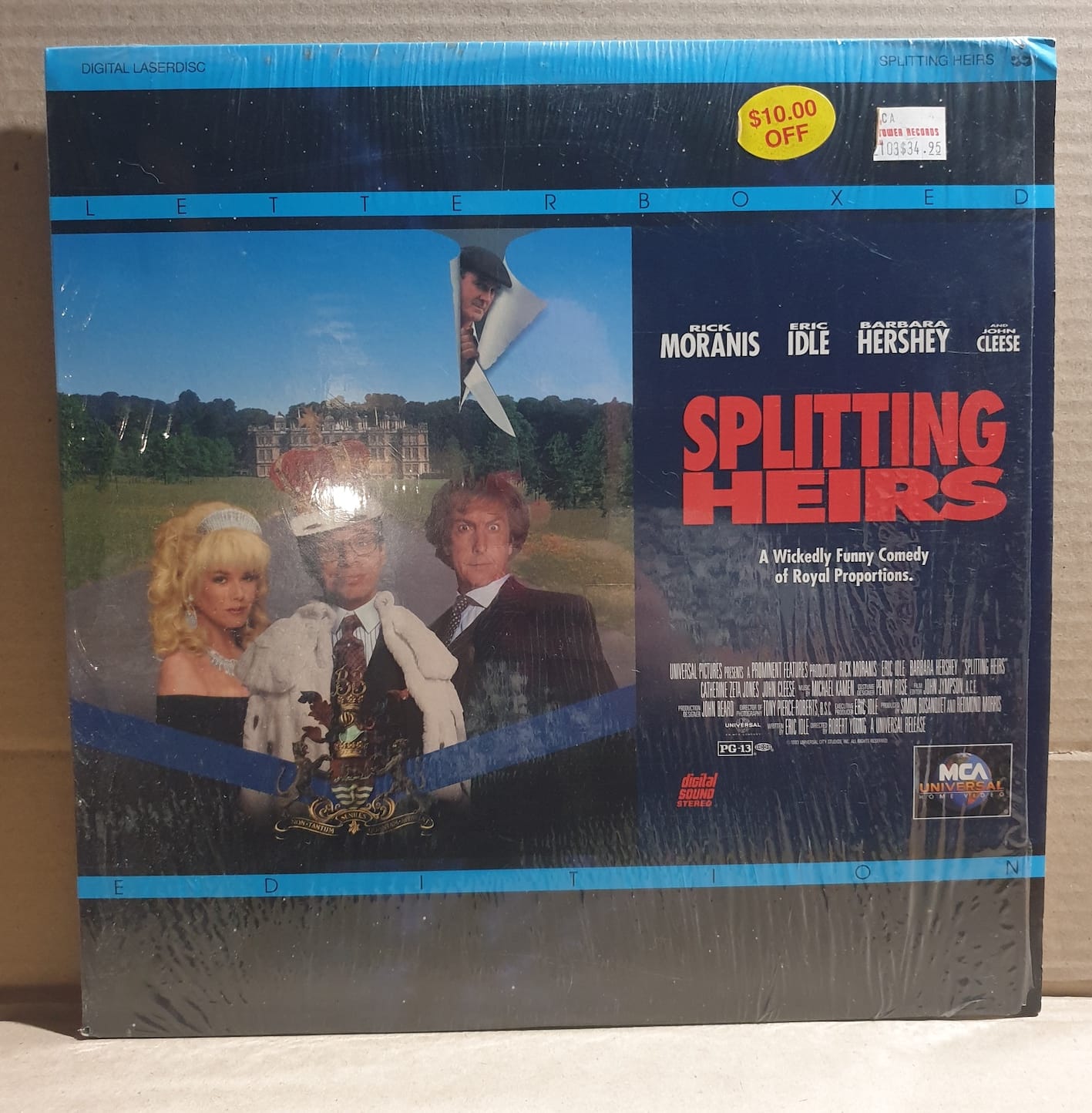 LASERDISC MOVIE - SPLITTING HEIRS - Rick Moranis, Eric Idle, Barbara ...