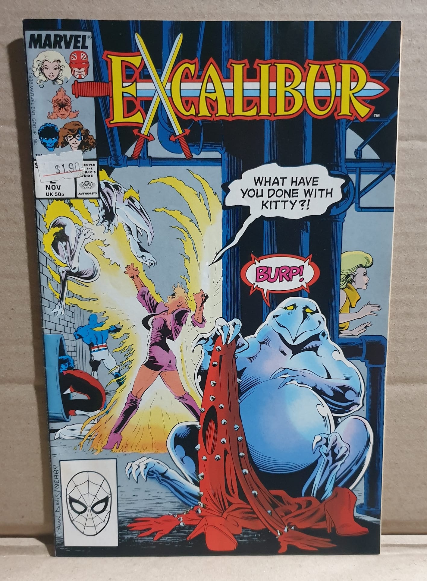 COMIC BOOK ~ MARVEL EXCALIBUR #2 - X Marks The Shop