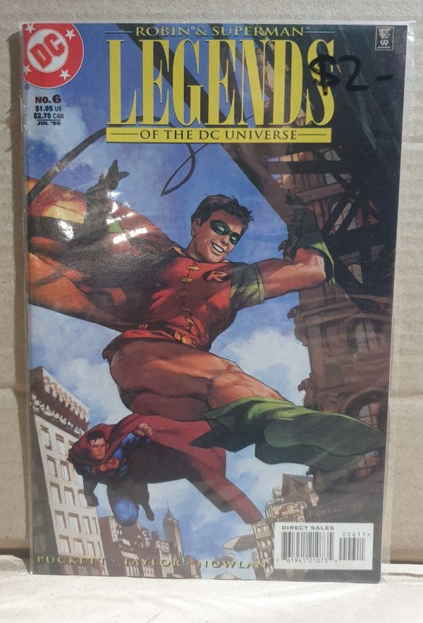 COMIC BOOK ~ DC SUPERMAN LEGENDS DC UNIVERSE #6 ROBIN - X Marks The Shop