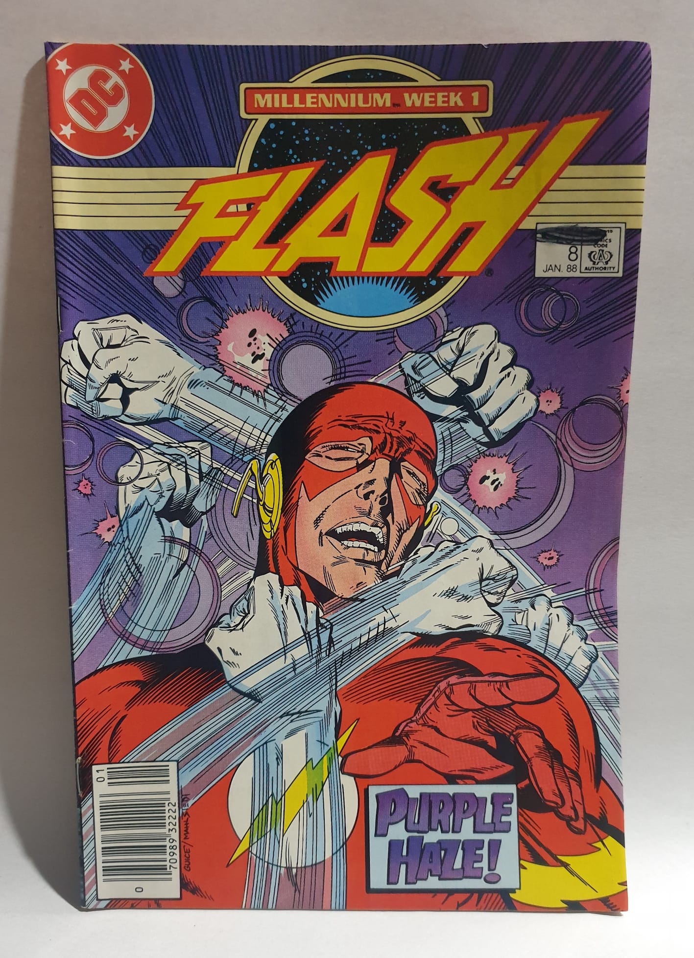 COMIC BOOK ~ THE FLASH DC #8 - X Marks The Shop