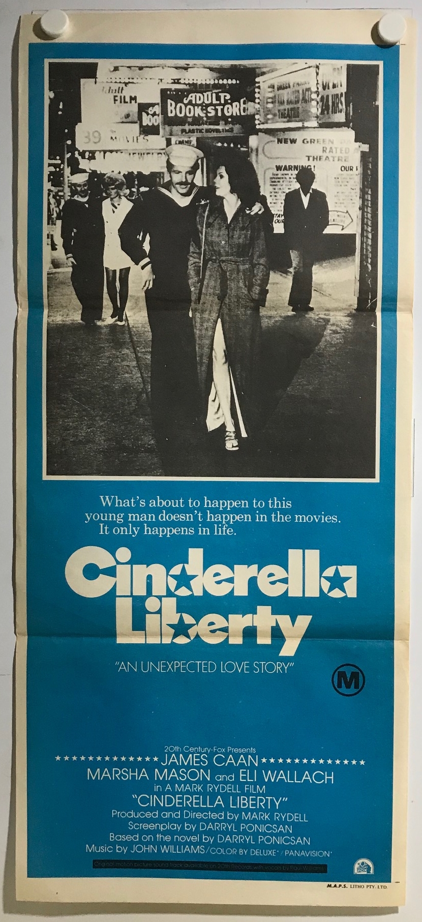 ORIGINAL DAYBILL MOVIE POSTER - CINDERELLA LIBERTY - 1973 - X Marks The ...