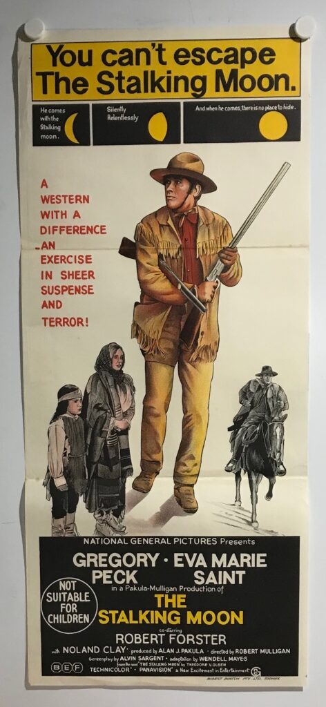 ORIGINAL DAYBILL MOVIE POSTER - THE STALKING MOON - 1968 - X Marks The Shop