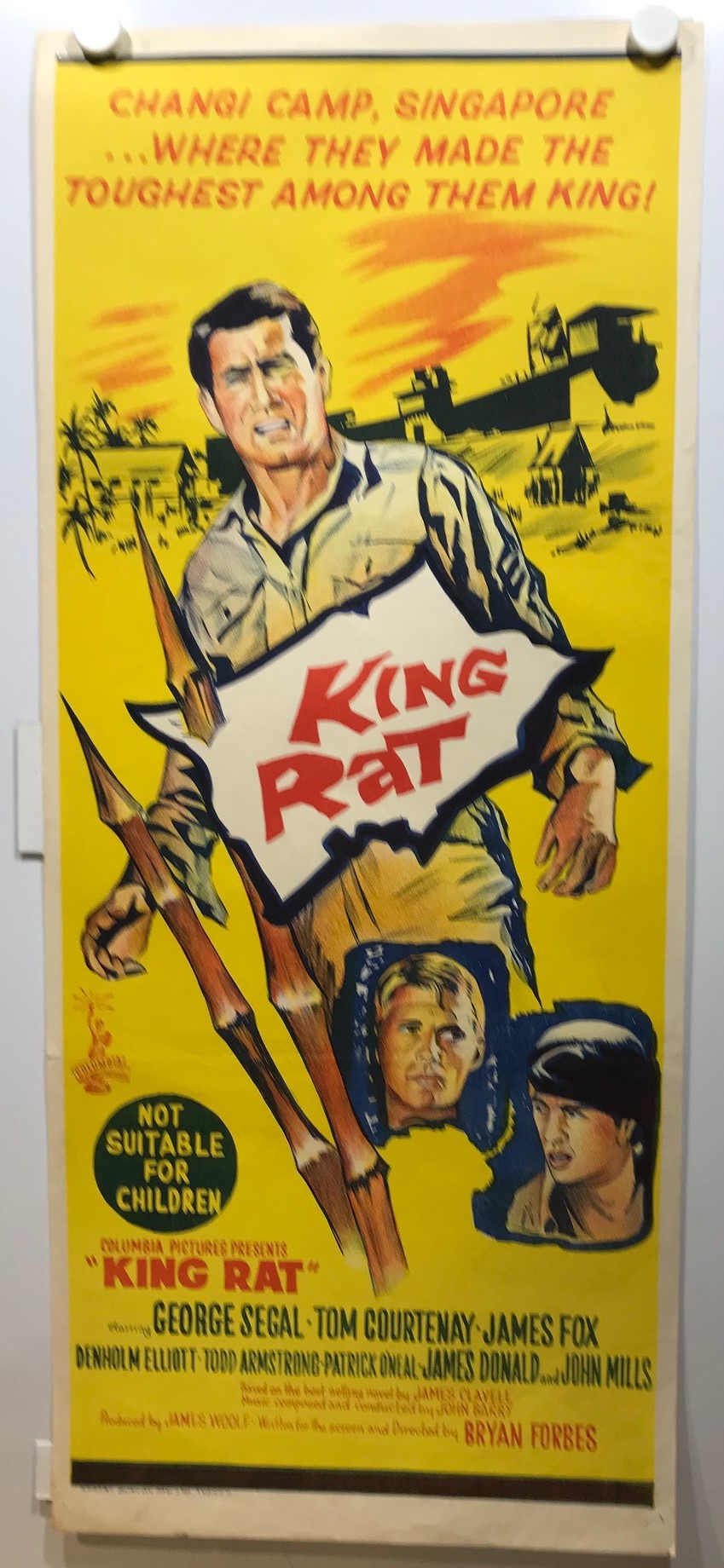 ORIGINAL DAYBILL MOVIE POSTER - KING RAT - George Segal, Tom Courtenay ...