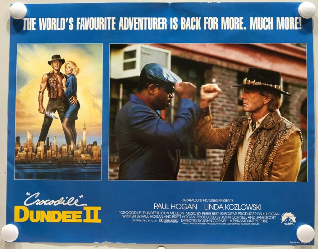 ORIGINAL LOBBY CARDS - CROCODILE DUNDEE 2 - 1988 -Australia - set of 8 ...