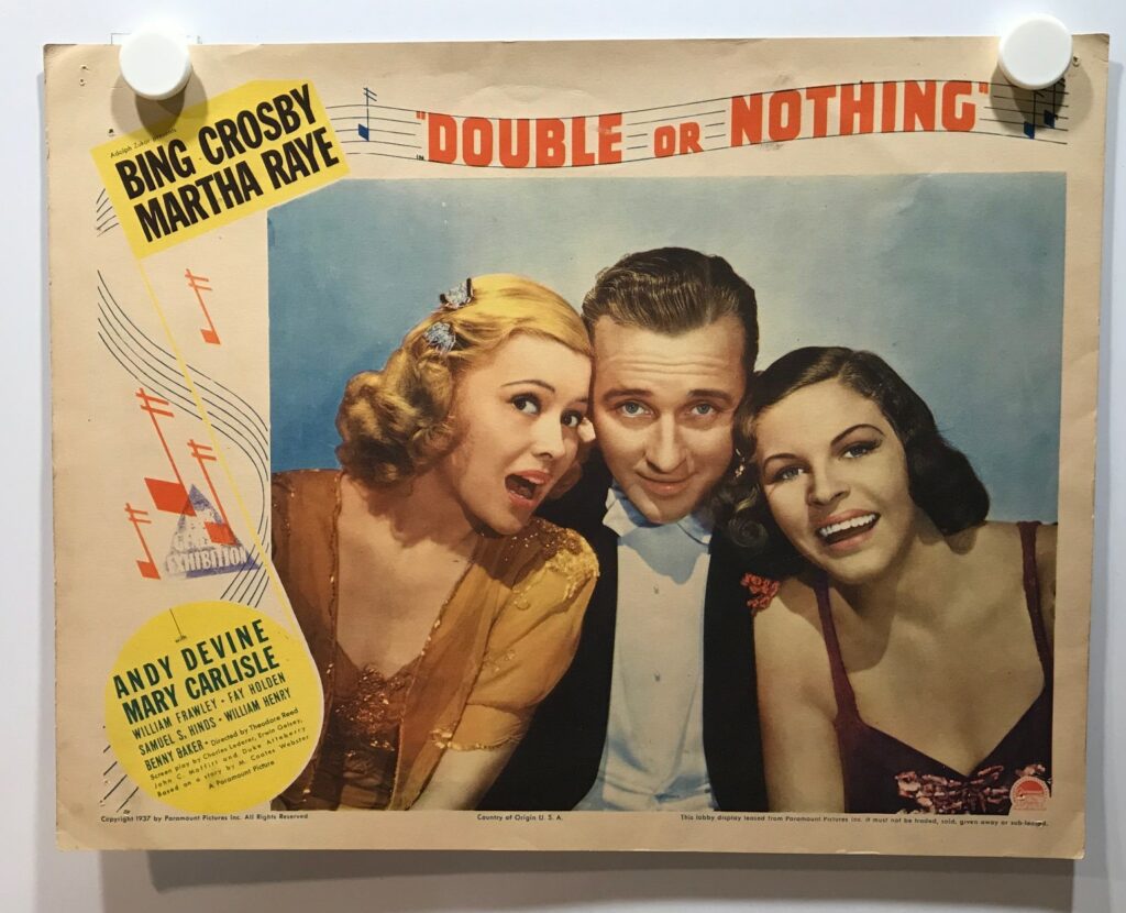 ORIGINAL LOBBY CARD - DOUBLE OR NOTHING - 1937 - title card - Bing ...