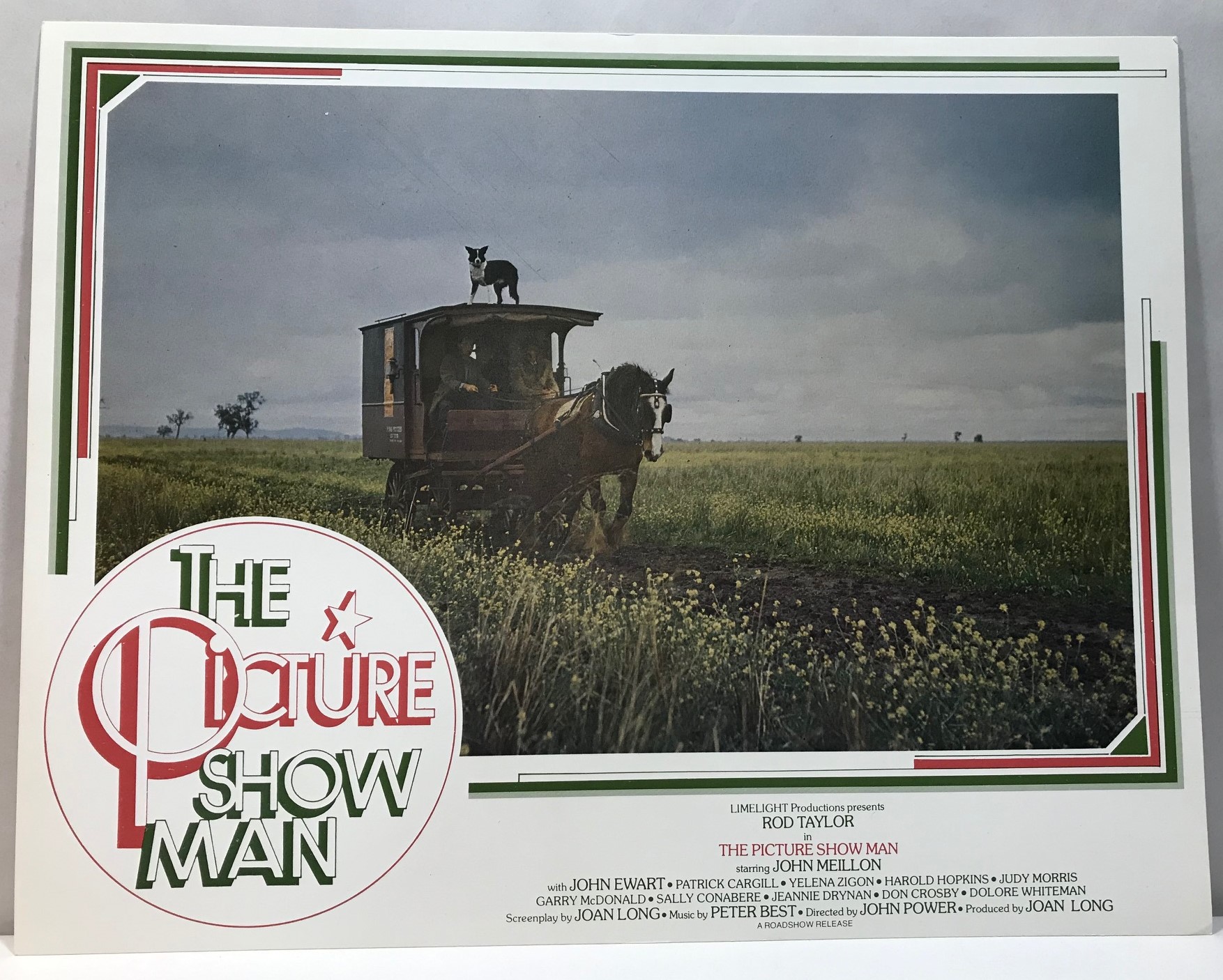 ORIGINAL LOBBY CARD - PICTURE SHOW MAN (e) - 1977 - title card ...
