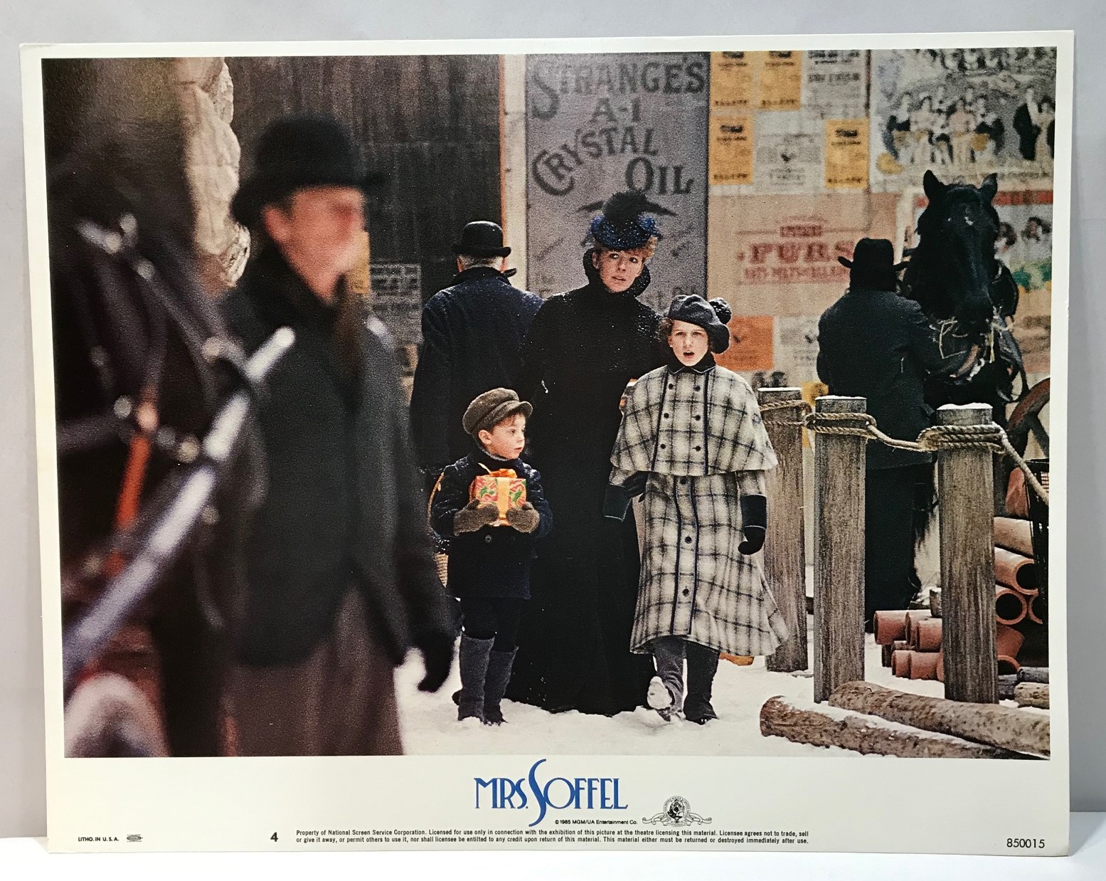 ORIGINAL LOBBY CARD - MRS SOFFEL (e) - 1985 - key #7 card - Australia ...