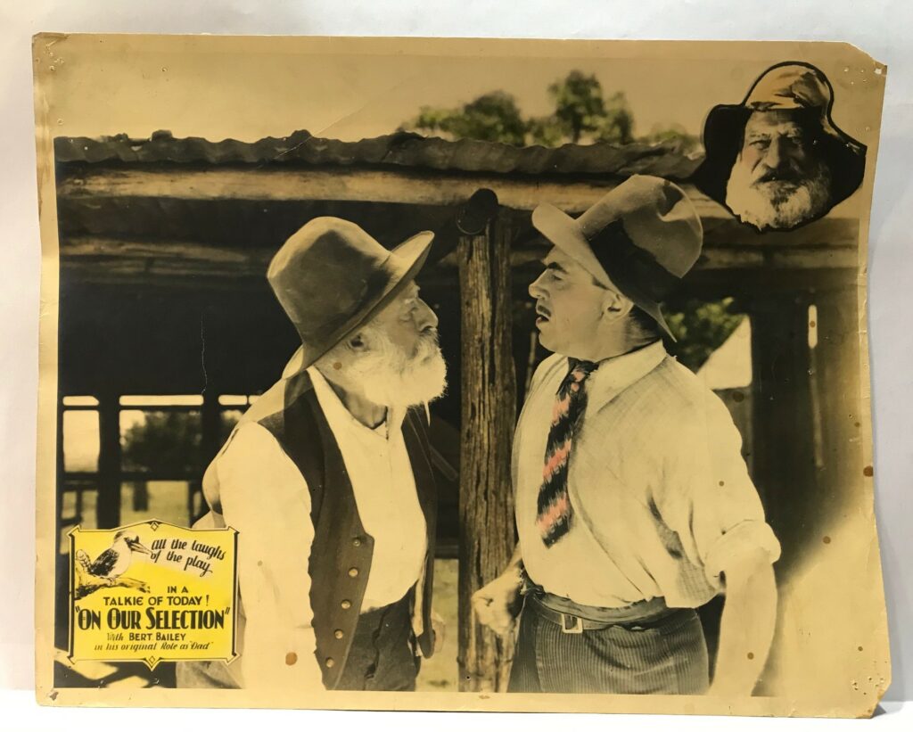 ORIGINAL LOBBY CARD - ON OUR SELECTION - DAD AND DAVE (c) - 1932 ...