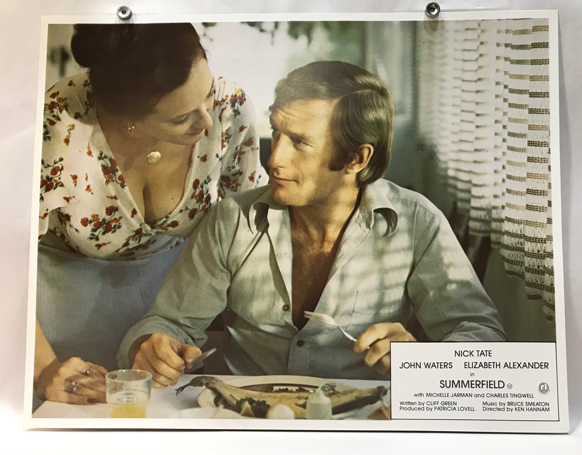 ORIGINAL LOBBY CARD - SUMMERFIELD (b) - 1977 - Australian - Nick Tate ...