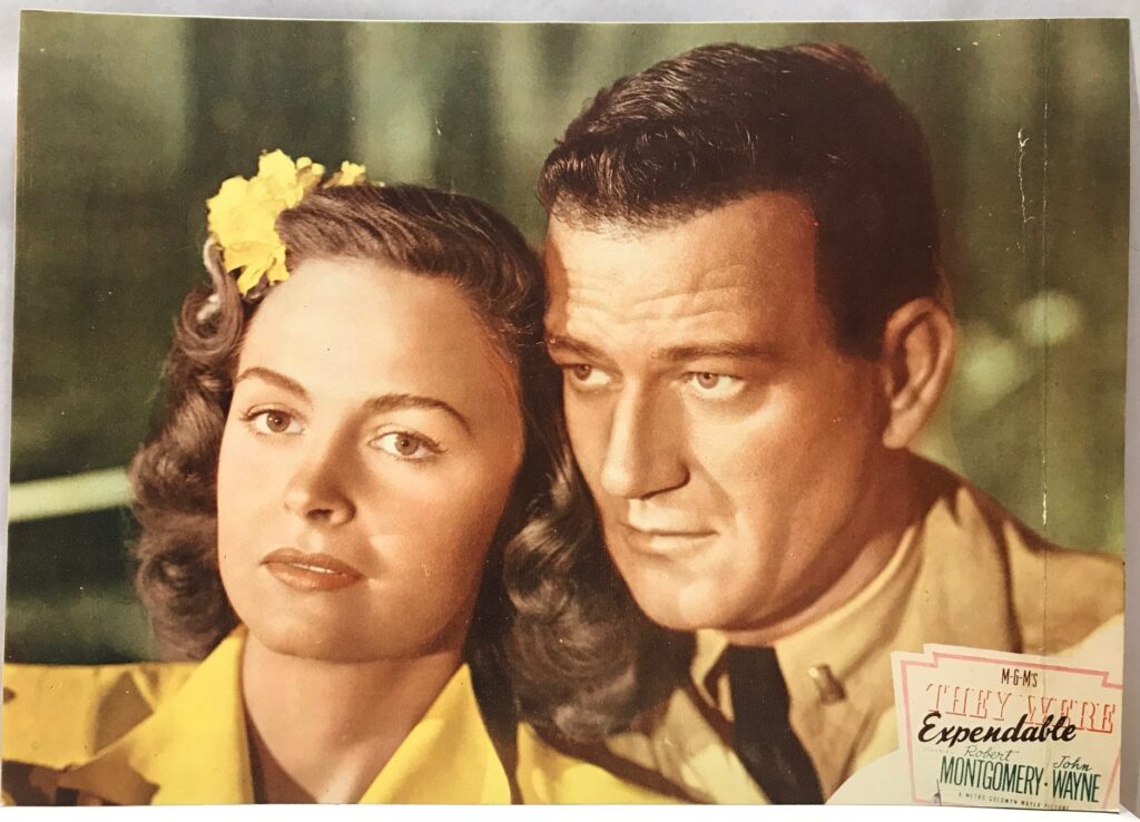 ORIGINAL LOBBY CARD - THEY WERE EXPENDABLE (b) - 1945 - John Wayne ...
