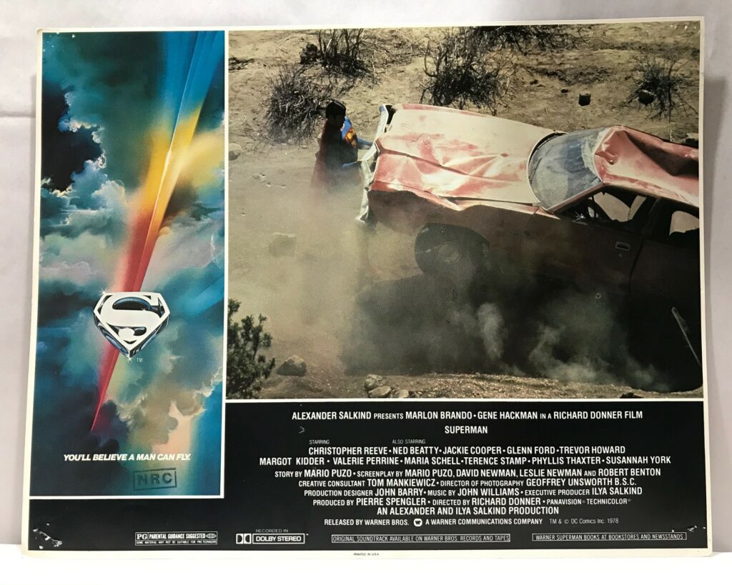 ORIGINAL LOBBY CARD - SUPERMAN (c) - 1978 - title card - Christopher ...
