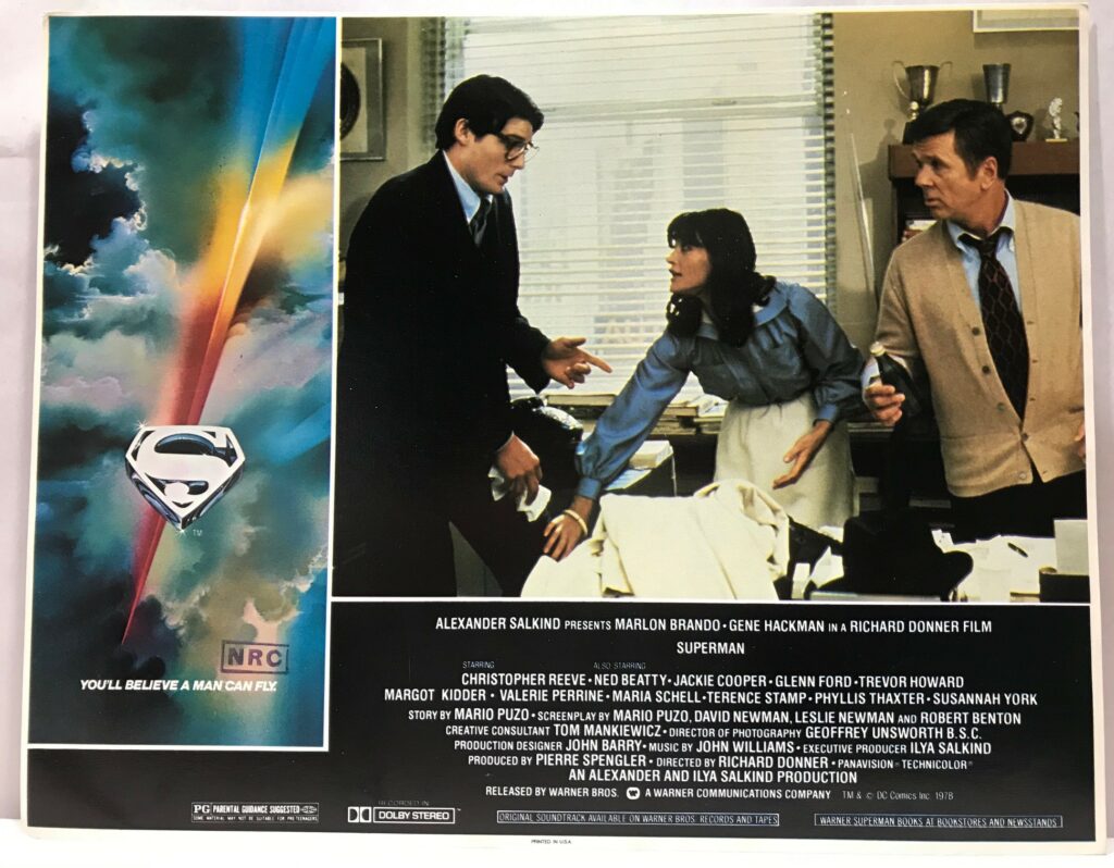 ORIGINAL LOBBY CARD - SUPERMAN (f) - 1978 - title card - Christopher ...